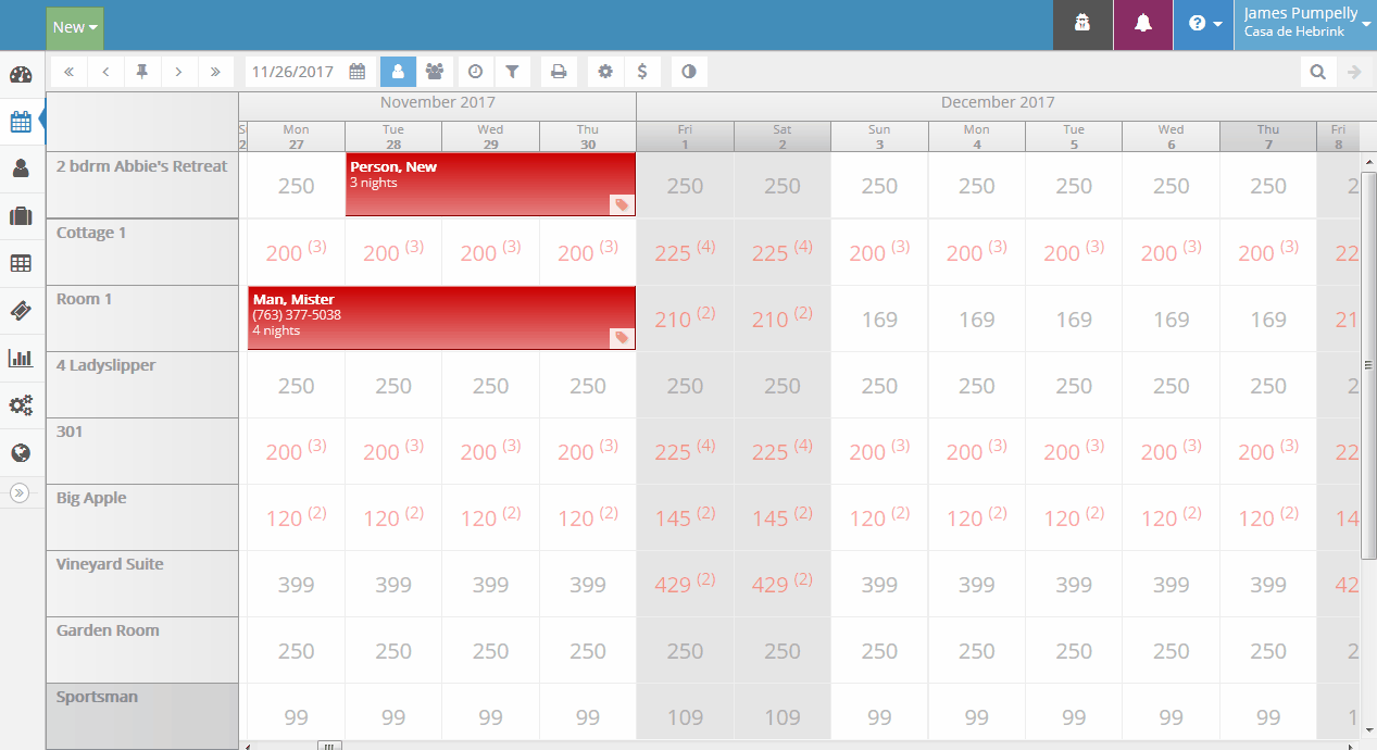 Edit an Existing Reservation